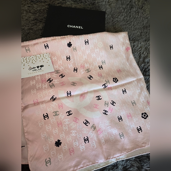 CHANEL | Other | Chanel Square Scarf | Poshmark